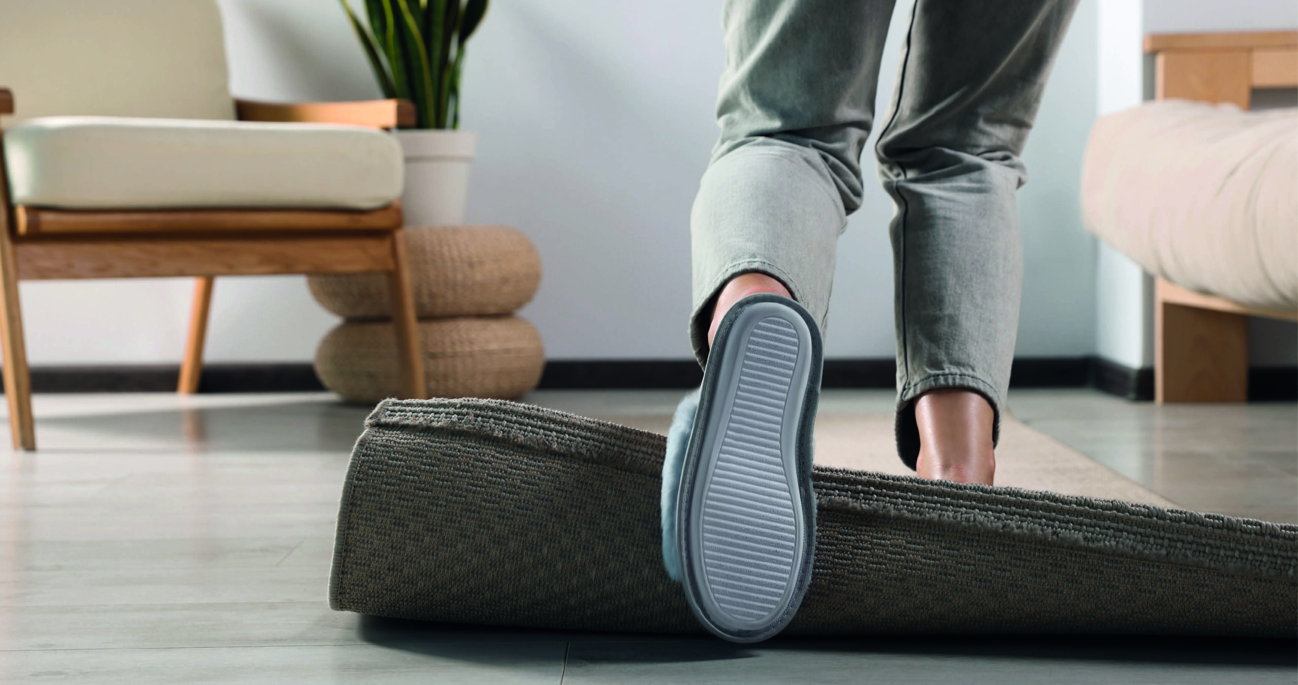 Remove tripping hazards for a safe environment